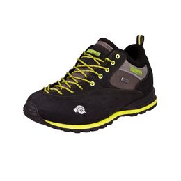 GUGGEN Mountain Sportlicher Schn&uuml;rschuh 'Trekking-& Wanderschuhe PT022' Herren Gr&ouml;&szlig;e 42 gelb / schwarz