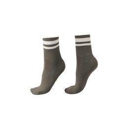 CALZEDONIA Socken Damen Gr&ouml;&szlig;e 36/41 sepia / wei&szlig;