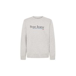 Pepe Jeans Sweatshirt 'SEAN' Herren Gr&ouml;&szlig;e XS grau / schwarz