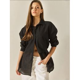 Bianco Lucci Bluse Damen Gr&ouml;&szlig;e L schwarz