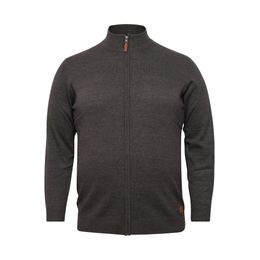 Blend Strickjacke 'Norman' Big & Tall Herren Gr&ouml;&szlig;e 4XL graumeliert