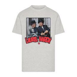 F4NT4STIC T-Shirt 'Stan Laurel & Oliver Hardy Comedy Duo' Herren Gr&ouml;&szlig;e XL grau / graumeliert