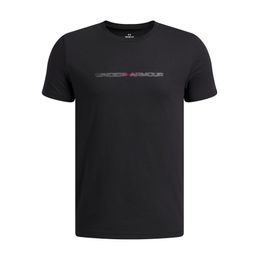 Under Armour T-Shirt Jungen Gr&ouml;&szlig;e 128/134 hellgrau / rot / schwarz