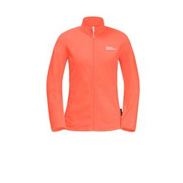 Jack Wolfskin Funktionsfleecejacke 'Taunus' Damen Gr&ouml;&szlig;e XXL mandarine / wei&szlig;