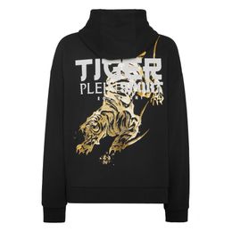 Plein Sport Sweatshirt 'Tiger Tokyo' Herren Gr&ouml;&szlig;e 4XL goldgelb / schwarz / wei&szlig;
