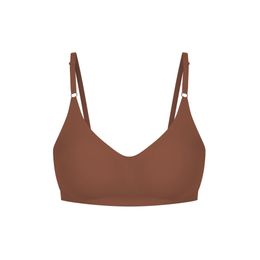 Smilodox Bralette Mit Cups Nysa Seamless Damen Gr&ouml;&szlig;e 80 braun