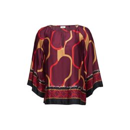 s.Oliver BLACK LABEL Bluse Damen Gr&ouml;&szlig;e S gold / rot / bordeaux