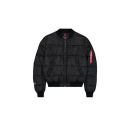 Alpha Industries &Uuml;bergangsjacke 'MA-1 Logo' Herren Gr&ouml;&szlig;e L schwarz