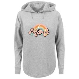 F4NT4STIC Sweatshirt 'Mothers Day Celebration Rainbow Mama Design Mom Appreciation' Damen Gr&ouml;&szlig;e XS grau / mischfarben
