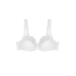 Triumph B&uuml;gel-BH ' Modern Lace+Cotton ' Damen Gr&ouml;&szlig;e 100 wei&szlig;