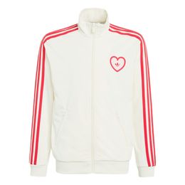 adidas originals Jacke 'Firebird Heart' Jungen Gr&ouml;&szlig;e 164 ros&eacute; / rot / offwhite