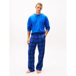 Tommy Hilfiger Pyjama lang Herren Gr&ouml;&szlig;e S blau / gr&uuml;n / rot