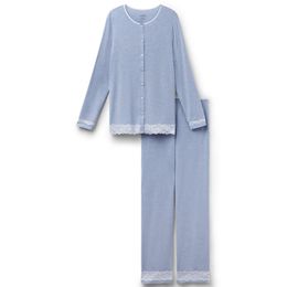 Intimissimi Pyjama Damen Gr&ouml;&szlig;e M hellblau Winterkleid