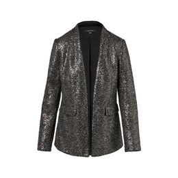 comma, COMMA Blazer Damen Gr&ouml;&szlig;e 42 silbergrau