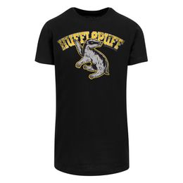 F4NT4STIC T-Shirt 'Harry Potter Hufflepuff Sport Emblem' Herren Gr&ouml;&szlig;e XL gelb / grau / schwarz