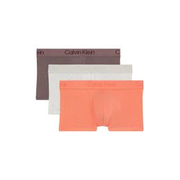 Calvin Klein Boxershorts Herren Gr&ouml;&szlig;e XXL braun / orange / wei&szlig;