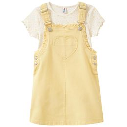 Topolino M&auml;dchen Latzkleid und T-Shirt im Set