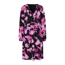 comma, COMMA Kleid Damen Gr&ouml;&szlig;e 40 pink / fuchsia / schwarz Winterkleid