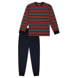Schiesser Pyjama Jungen Gr&ouml;&szlig;e 140 nachtblau / rot