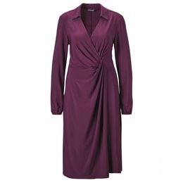 GOLDNER Kleid Damen Gr&ouml;&szlig;e 38 aubergine Winterkleid