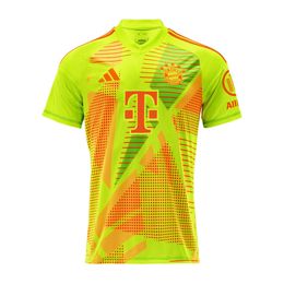 FC Bayern M&uuml;nchen Fc Bayern M&uuml;nchen Trikot 'FC Bayern M&uuml;nchen Torwart 24-25' Herren Gr&ouml;&szlig;e S gelb / limette / rot