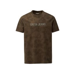 Salsa Jeans T-shirts Herren Gr&ouml;&szlig;e M oliv