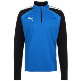 Puma Sportsweatshirt 'Team Liga' Herren Gr&ouml;&szlig;e XS blau / schwarz / wei&szlig;