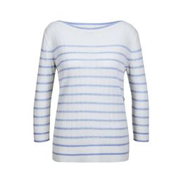 Madeleine Mode Madeleine Pullover Damen Gr&ouml;&szlig;e XS hellblau / wei&szlig;