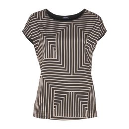 HECHTER PARIS Shirt Damen Gr&ouml;&szlig;e L sand / schwarz