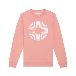 Watapparel Sweatshirt ' Abstract 01 ' Herren Gr&ouml;&szlig;e XXL rosa / wei&szlig;