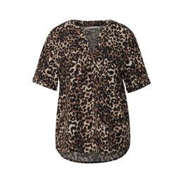Street One Bluse Damen Gr&ouml;&szlig;e XXXL sand / braun / schwarz