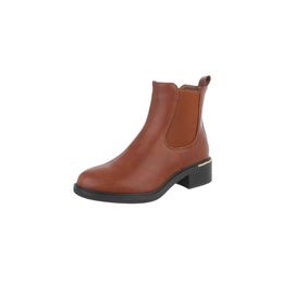 Ital-Design Chelsea Boots Damen Gr&ouml;&szlig;e 40 camel Winterschuhe