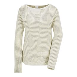 Madeleine Mode Madeleine Pullover Damen Gr&ouml;&szlig;e M perlwei&szlig;