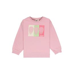 Roxy Sweatshirt 'Morning' M&auml;dchen Gr&ouml;&szlig;e 140 gelb / gr&uuml;n / pink / rosa