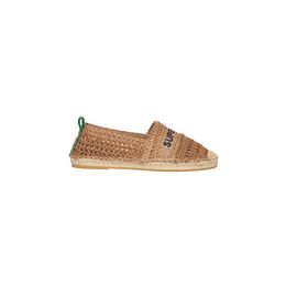 Superdry & Co Espadrilles 'Raffia' Damen Gr&ouml;&szlig;e 38 champagner / mischfarben / schwarz