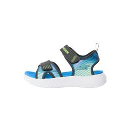 Skechers Kids Sandale 'MICROSPEC-SPLASH' Jungen Gr&ouml;&szlig;e 31 blau / limette / apfel / wei&szlig;