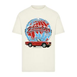 F4NT4STIC T-Shirt 'British Motor Heritage Triumph Sports Car 1970' Herren Gr&ouml;&szlig;e XS sand / blau / rot / schwarz
