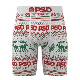 PSD Boxershorts 'FAIR ISLE' Herren Gr&ouml;&szlig;e XXL gr&uuml;n / rot / wei&szlig;