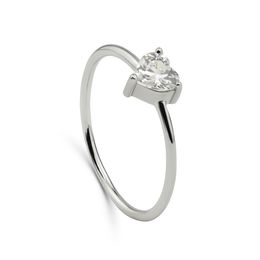 Nana Kay Ring 'Delicate Touch' Damen Gr&ouml;&szlig;e 54 silber / wei&szlig;
