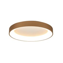 LED-Deckenlampe Niseko II CCT Fernbedienung &Oslash;65cm goldfarben