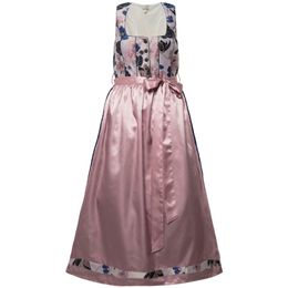 Ulla Popken Dirndl Damen Gr&ouml;&szlig;e 54 blau / flieder / rosa / schwarz