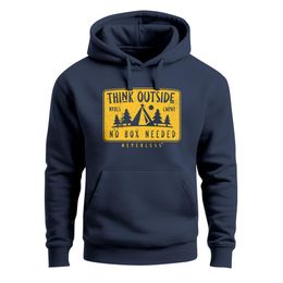 Neverless Sweatshirt 'Think Outside' Herren Gr&ouml;&szlig;e 4XL navy