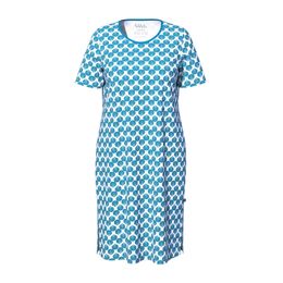 Ulla Popken Nachthemd Damen Gr&ouml;&szlig;e XL/XXL blau / wei&szlig;
