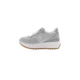 U.S. Polo Assn. Sneaker 'BAYLE003W/5NU1' Damen Gr&ouml;&szlig;e 36 grau / silber