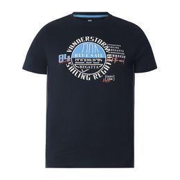 Jan Vanderstorm T-Shirt 'Ulfert' Herren Gr&ouml;&szlig;e XL hellblau / dunkelblau / wei&szlig;