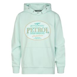 PETROL INDUSTRIES Sweatshirt 'Obreg&oacute;n' Jungen Gr&ouml;&szlig;e 116 camel / smaragd / mint