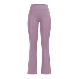 Smilodox Loreen Schlaghose Leggings Flared Seamless Damen Gr&ouml;&szlig;e L lila