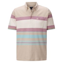 Babista Poloshirt ' Elegoro ' Herren Gr&ouml;&szlig;e M beige / hellblau / rosa