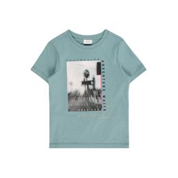 s.Oliver Shirt Jungen Gr&ouml;&szlig;e 92 cyanblau / grau / apricot / schwarz