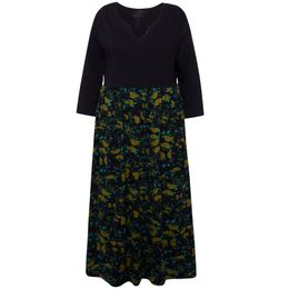 Ulla Popken Kleid Damen Gr&ouml;&szlig;e 50/52 bunt Winterkleid